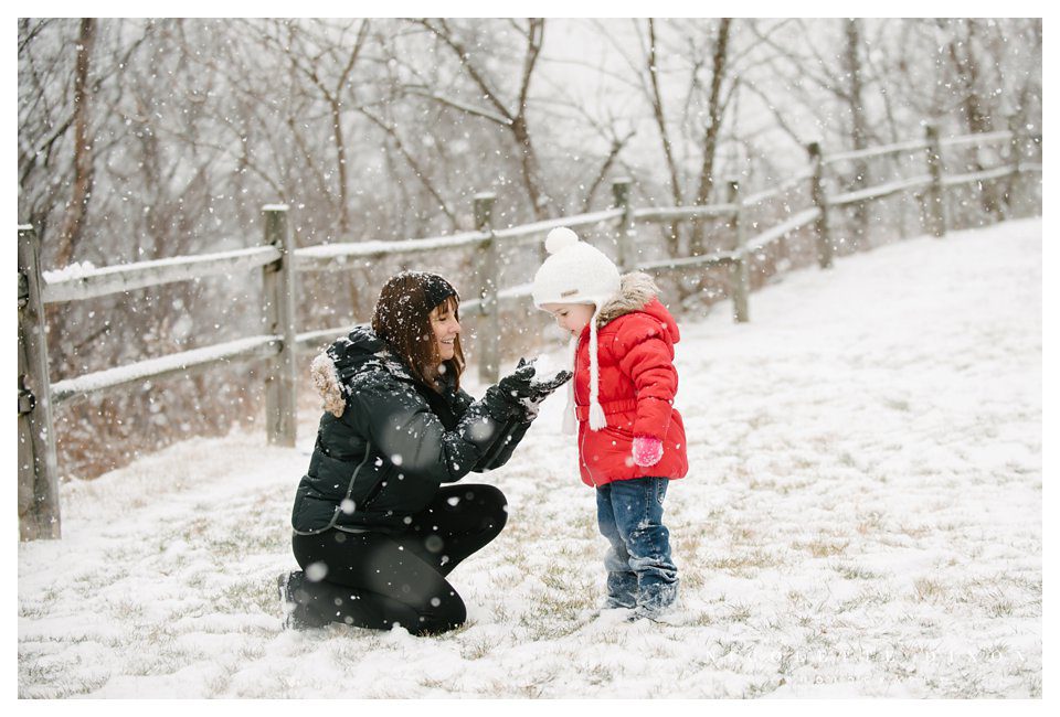 Pittsburgh Photographer | Playing in the Snow with Grandma